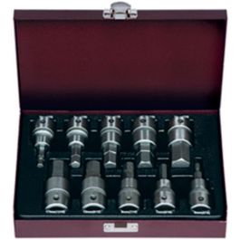 Eurotech Tools ET10310 10Pc 1/2"Drive AF Inhex Socket Set