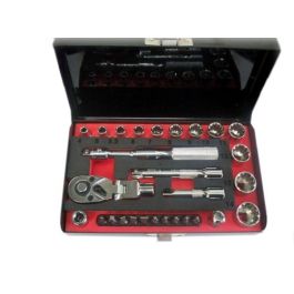 Eurotech Tools ET10240 28Pc 1/4 Dr Socket Wrench & Bit Set