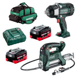 Metabo SSW 18 LTX 18V 5.5Ah Li-ion Cordless Brushless 3/4" High Torque ...