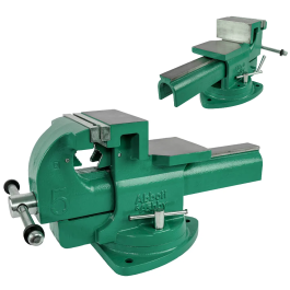 ABBOTT & ASHBY 150MM 6" Heavy Duty Bench Vice With Quick Release-Swive ...