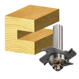 Carbitool Router Bit-Slotting Cutter Assembly with Ball Bearing Guide ...
