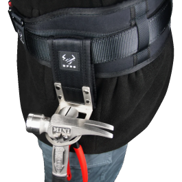 BPRO by BUILDPRO Tradie Premium Cordura Dual Hammer & Nipps Wire Cutter ...