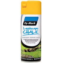 DYMARK Aerosol Landscape Chalk Temporary Marking Paint 350G-Yellow 23183505