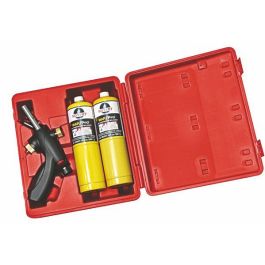 HOT DEVIL Map Gas Blow Torch Twin Pack Combo Kit In Case HD89BK