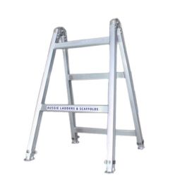 Industrial XS Heavy Duty Aluminium Adjustable Leg Trestle Ladder-1.2m ...