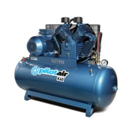 Pilot K60 Horizontal 3 Phase Reciprocating Air Compressor
