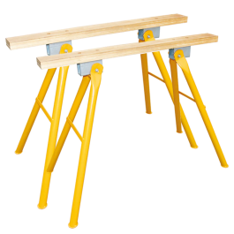 OLTRE Tools Tradie Timber/Steel Folding Saw Horse Stand Set