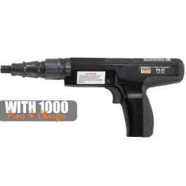 Simpson Strongtie PA Powder Actuated Nail Gun Pins & Chargers Combo ...
