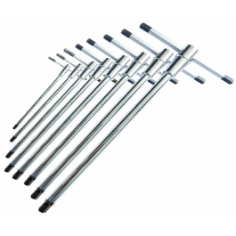 SP TOOL - Slide T Handle Hex Key Set 8 Piece Metric