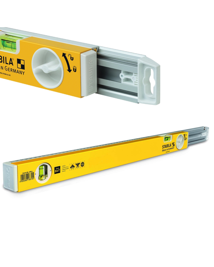 Extendable spirit level store